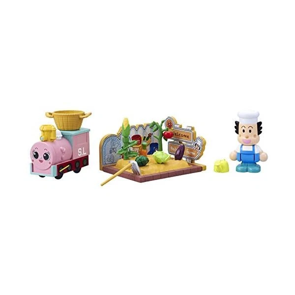 ANPANMAN TOWN TOOK vegetables and Mr. Battako & Poppo chan doll set FS ...