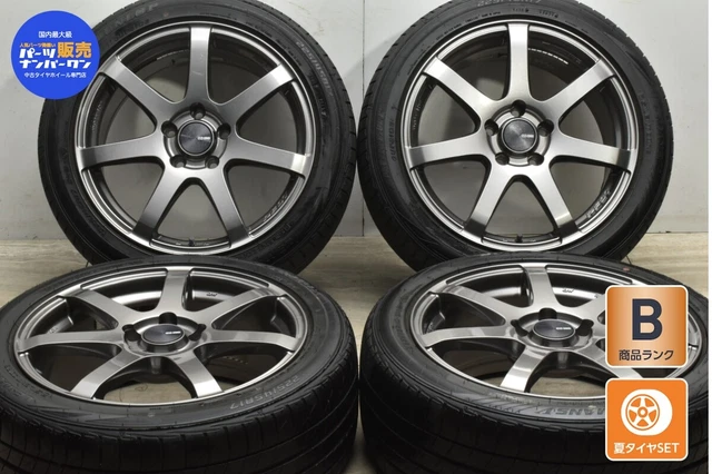 JDM ENKEI WHEEL Set 4wheels Set 17 Inch 7.5J +50 PCD 112 225/45R17 94W EUR 1.834,69 - PicClick IT