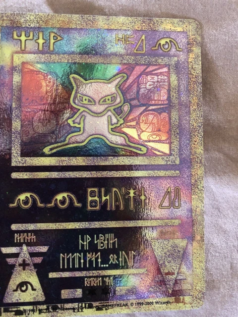 ANCIENT MEW MEWTWO Holographic MINT RARE PROMO Pokemon Card EUR 274,00 ...