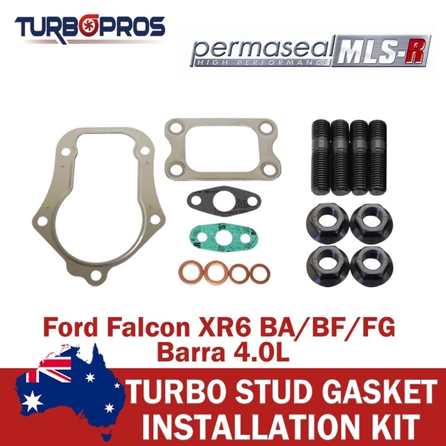 PERMASEAL MLS-R TURBO-MANIFOLD Installation Kit ForFord Falcon XR6 BA ...