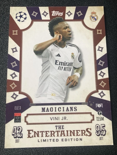 TOPPS MATCH ATTAX 2024/25 Magicians Limited Edition Card Vinicius ...