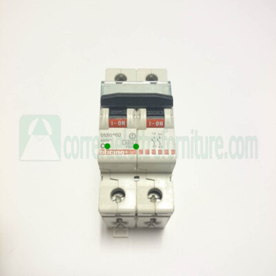 BTICINO F82/10 INTERRUTTORE magnetotermico curva "C" 2P 10A P.I. 6KA 2 moduli EUR 36,33 ...