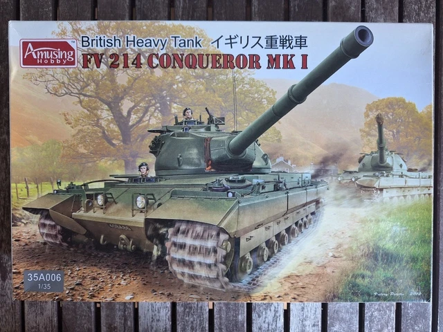 BRITISH HEAVY TANK FV214 Conqueror Mk I | Amusing Hobby | Nr. 35A006 ...