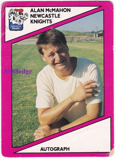 1988 SCANLENS RUGBY LEAGUE #136:ALAN McMAHON-NEWCASTLE KNIGHTS ...