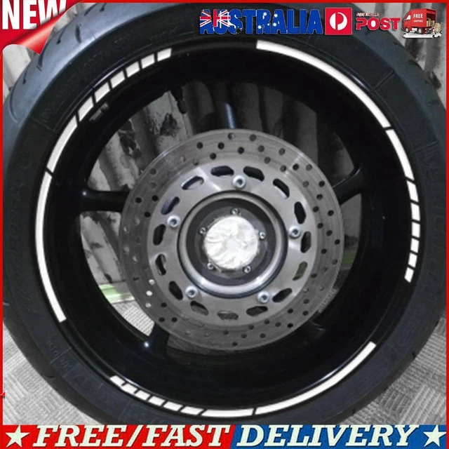 16PCS 18 INCH Reflective Car Motorcycle Wheel Rim Stripe Stickers ...