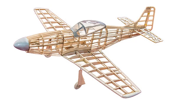 1X TONY RAY Aero Model Aircraft Laser Cut Balsa Kit - Mustang WW2 ...