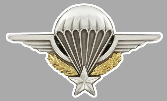 MILITARY BADGE STICKER Commando Army Patent Paratrooper Sticker Pe020 £ ...