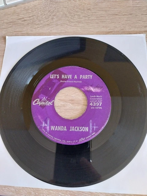 WANDA JACKSON LET'S Have A Party 1960 SP CAPITOL 4397 R'n'R Rockabilly ...