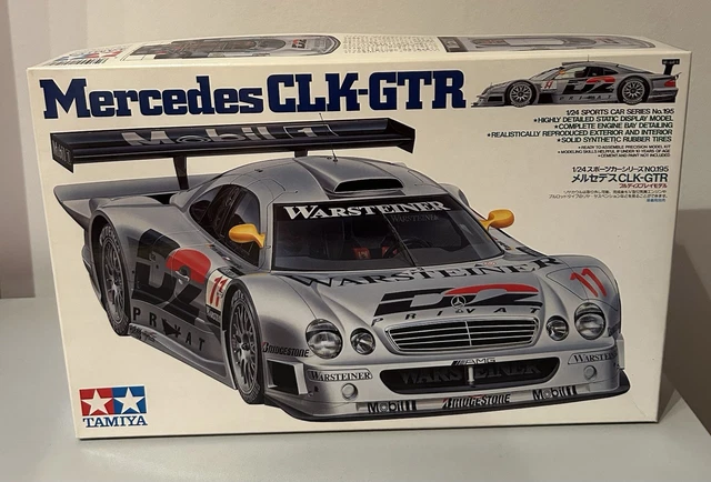 TAMIYA 1:24 MERCEDES CLK-GTR Car Model Kit Sealed Contents £78.72 ...
