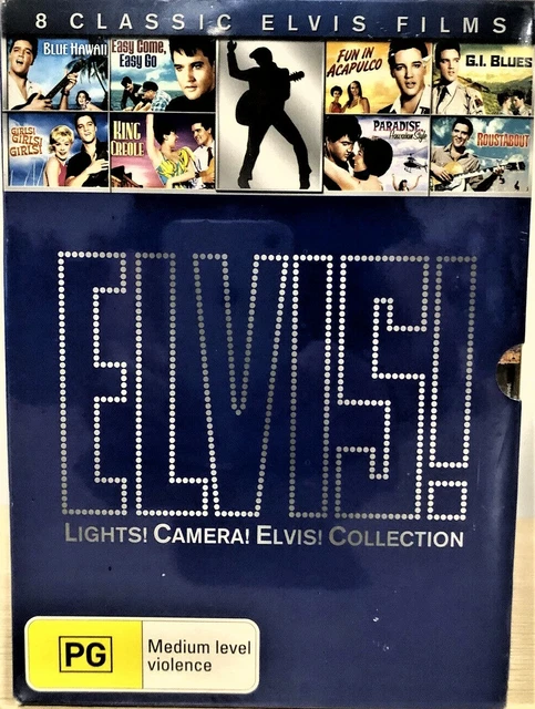 ELVIS! LIGHTS! CAMERA! Elvis! Collection DVD 8-MOVIES CLASSIC MUSICALS ...