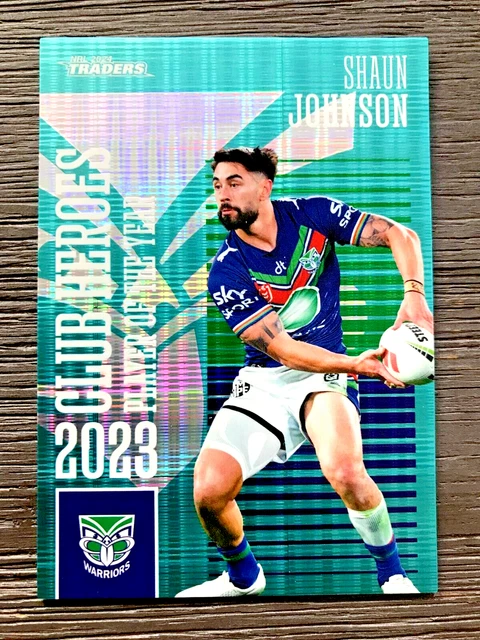2024 NRL TRADERS '2023 Club Heroes Teal' T/Card - Shaun Johnson ...