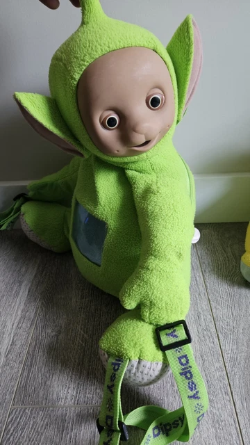 TELETUBBIES DIPSY VINTAGE 1998 Plush Backpack Rubber Face $29.99 ...