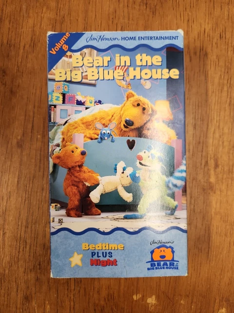 BEAR IN THE Big Blue House VHS volume 8 coucher plus nuit EUR 16,56 ...
