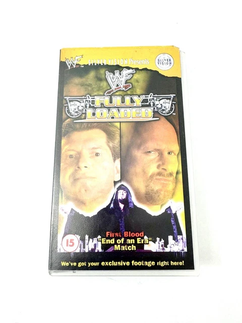 WWE FULLY LOADED 1999 Vhs Wrestling Video Tape Vintage Wwf £7.99 - PicClick UK
