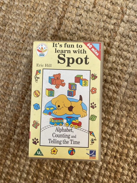 ‘IT’S FUN TO Learn With Spot’ VHS, 1991 £7.00 - PicClick UK