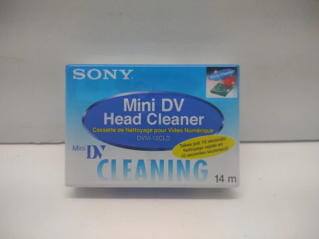 SONY DVM-12CLD MINI DV Head Cleaner Cleaning Cassette - Sealed New EUR ...
