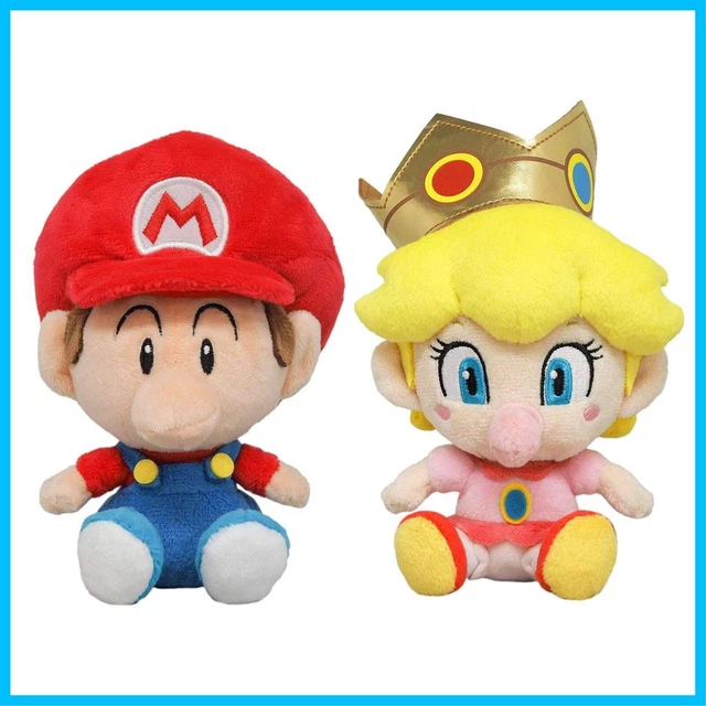 SUPER MARIO BABY Mario & Baby Peach (S) Plush Set of 2 EUR 54,58 ...
