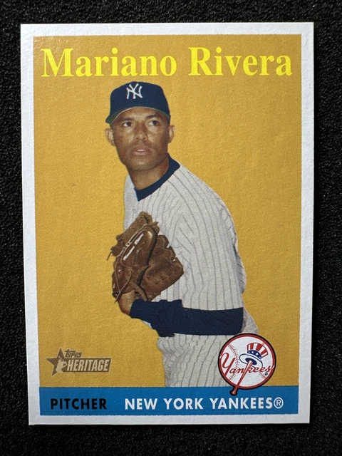 MARIANO RIVERA #61 2007 Topps Heritage nom jaune SP Yankees de New York EUR 3,65 - PicClick FR