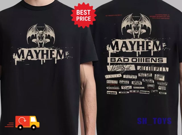 MAYHEM FEST 2024 Is Back On October 12th T-Shirt Size S-5XL $28.80 ...