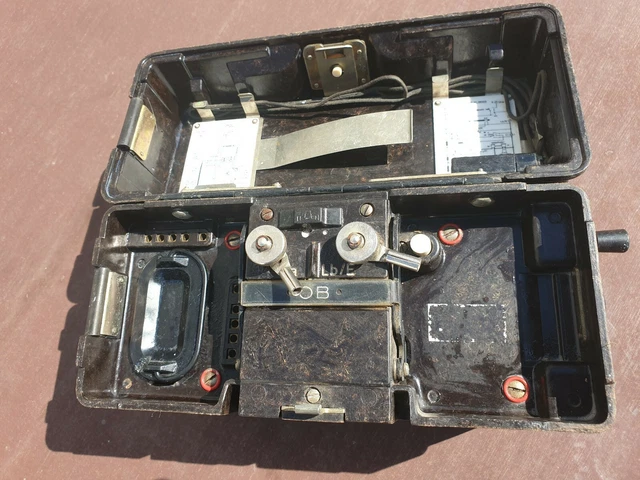 SEL TYP 54 OB/ZB Bundeswehr Feldfernsprecher/telefon,Ackerschnacker ...