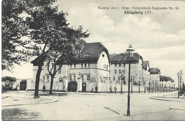 KASERNE 1. OSTPREUSSISCHES Feldartillerie-Regiment Nr. 16 Königsberg ...