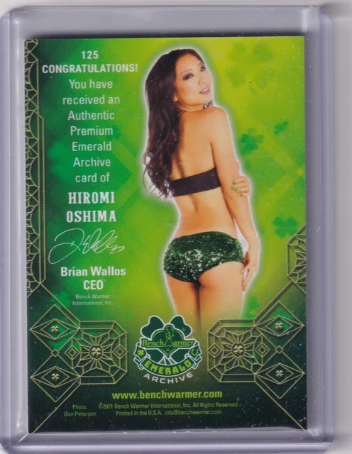 CARTE DE BASE Hiromi Oshima 2023 Benchwarmer Archive Émeraude Argent # 7/25 EUR 0,92 - PicClick FR