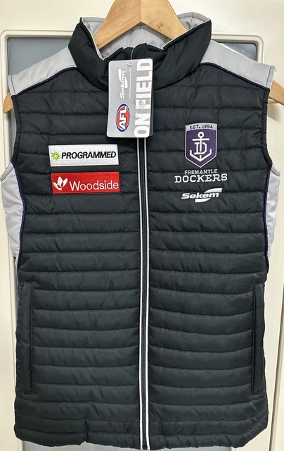 AFL ON-FIELD FREMANTLE Dockers Vest Training/Playing Sekem Size S New ...
