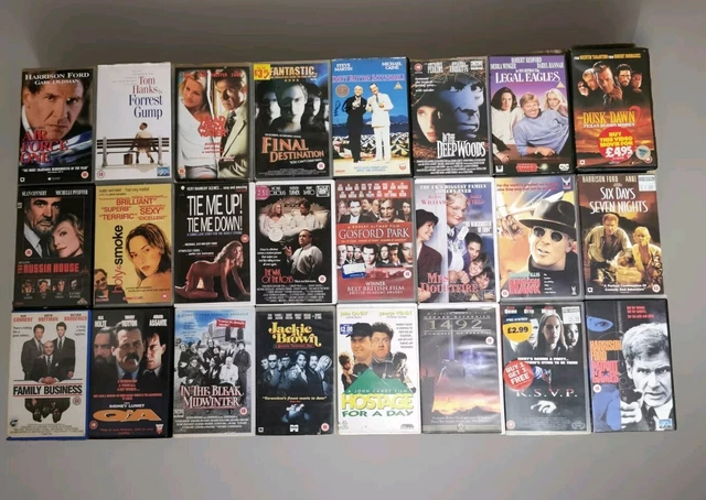 VHS BIG BOX PAL UK Ex Rental Job Lot Bundle thriller, Comedy, horror ...