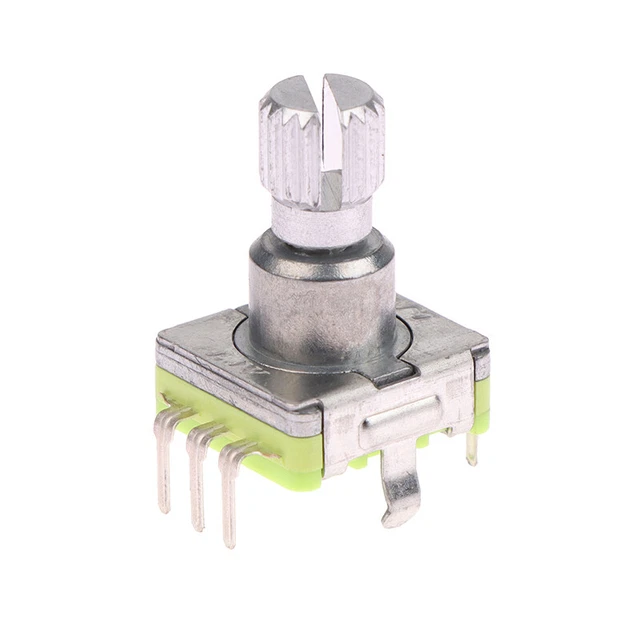 1pc Ec11 Rotary Encoder Switch 30 Position With Push Button Switch 5pin