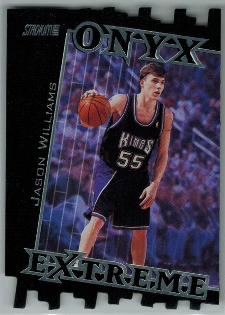 1999-00 STADIUM CLUB Onyx Extreme Die Cut Jason Williams, Kings, NBA ...