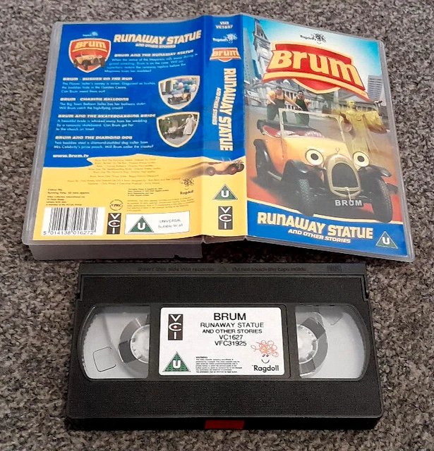 BRUM RUNAWAY STATUE & Other Stories The Little Car Pal Vhs Video Kids ...