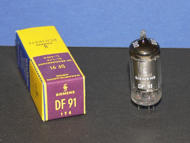 SIEMENS DF91 TUBE Vacuum Pentode Electron Tube for Bajazzo 53U NEW $26.32 - PicClick CA