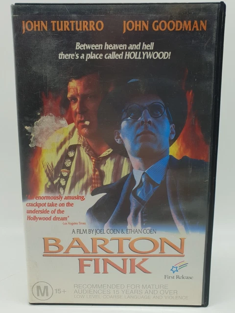 BARTON FINK VHS 1991 Movie John Turturro John Goodman Judy Davis Coen ...