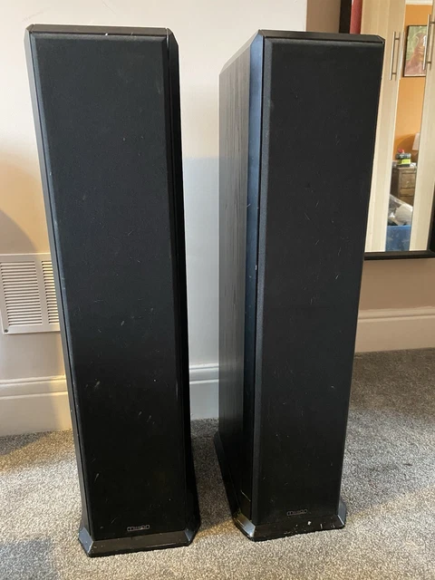 MISSION 753 FLOOR Standing Speakers Pair Black £1.16 - PicClick UK
