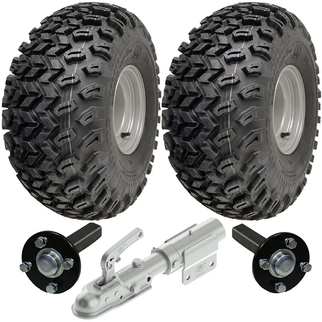 22X11.00-8 UTILITY ATV Quad Remorque Kit P334 Roues Axe & Pivot ...