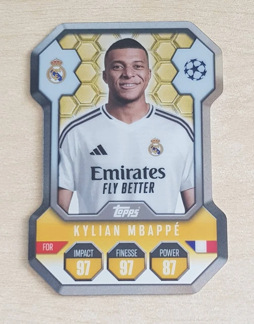 KYLIAN MBAPPE SHIELD Card # SH 6 - Topps Match Attax 2024/25 24/25 £12. ...