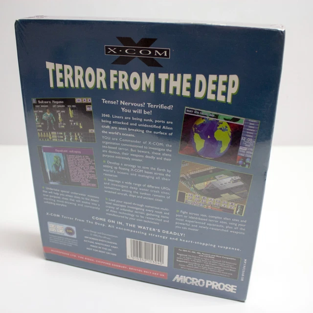 XCOM TERROR FROM the Deep für PC CD-ROM in großer Box - versiegelt ... XCOM TERROR FROM the Deep für PC CD-ROM in großer Box - versiegelt ...