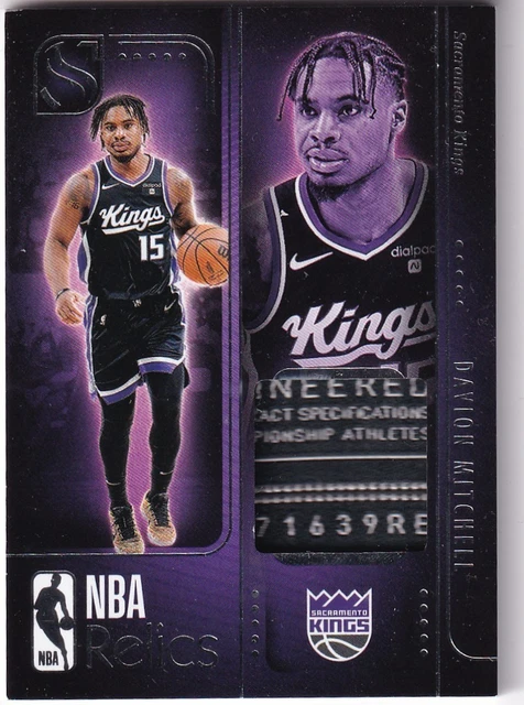 PANINI NBA SILHOUETTE 2024-25 No. REL-VIO Davion Mitchell Novato Wash ...