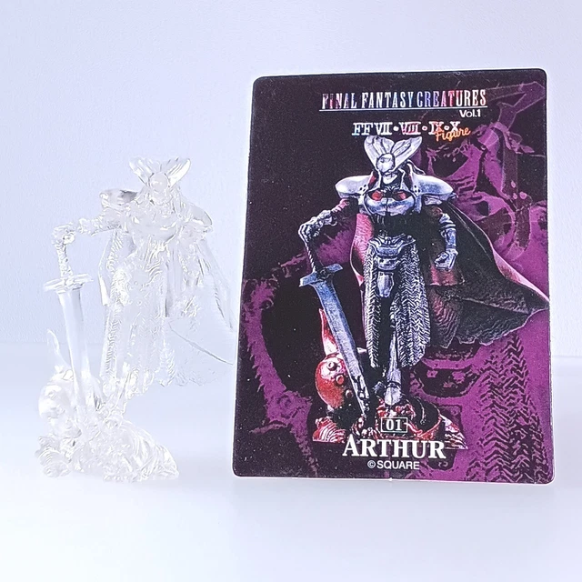 ARTHUR FINAL FANTASY Creatures Figure Crystal Ver. Square Enix dal ...