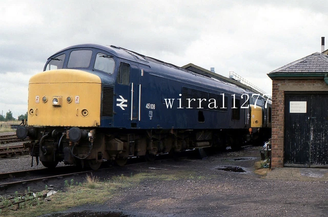 6X4 COLOUR RAILWAY photograph Class 45 45108 at March £1.00 - PicClick UK