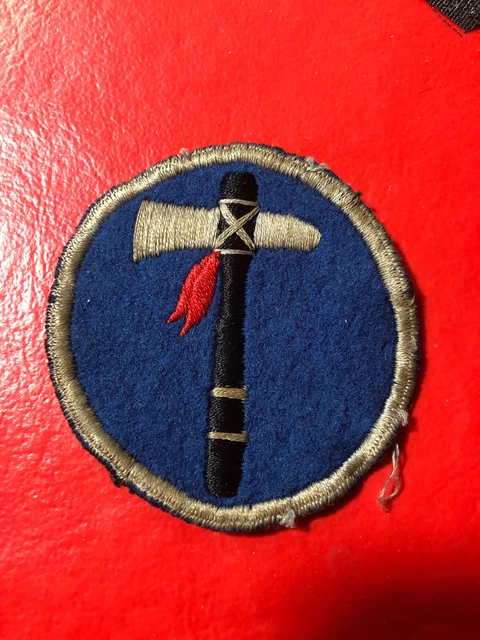 WWII ERA U.S. Army Wool 19th Corps Tomahawk Shoulder Patch Black Backing WW2 £4.78 - PicClick UK