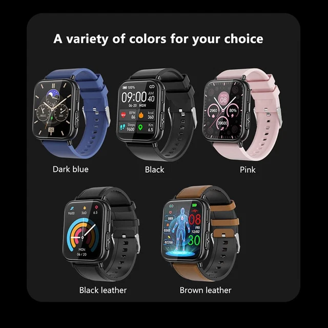 SMART WATCH FOR Men NFC+ECG Heart Rate Monitor Body Temperature Fitness ...
