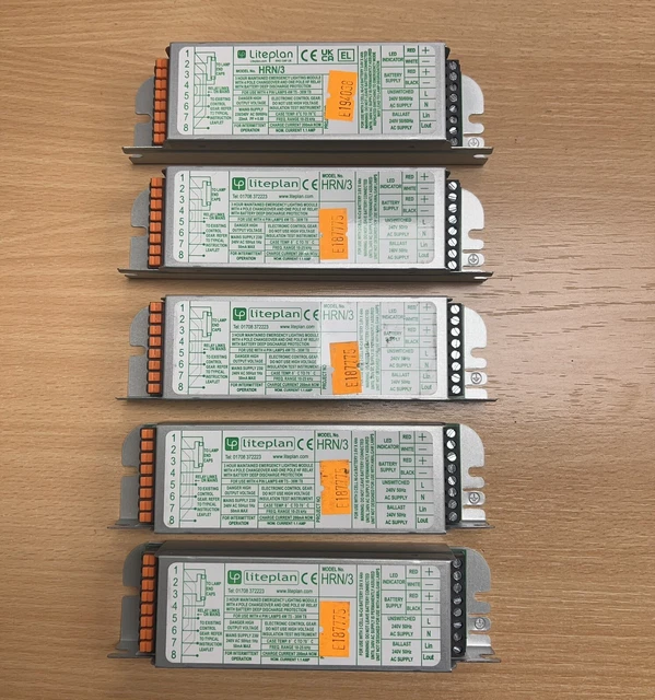 LITEPLAN HRN 3 Emergency Lighting Invertor Module £75.00 - PicClick UK