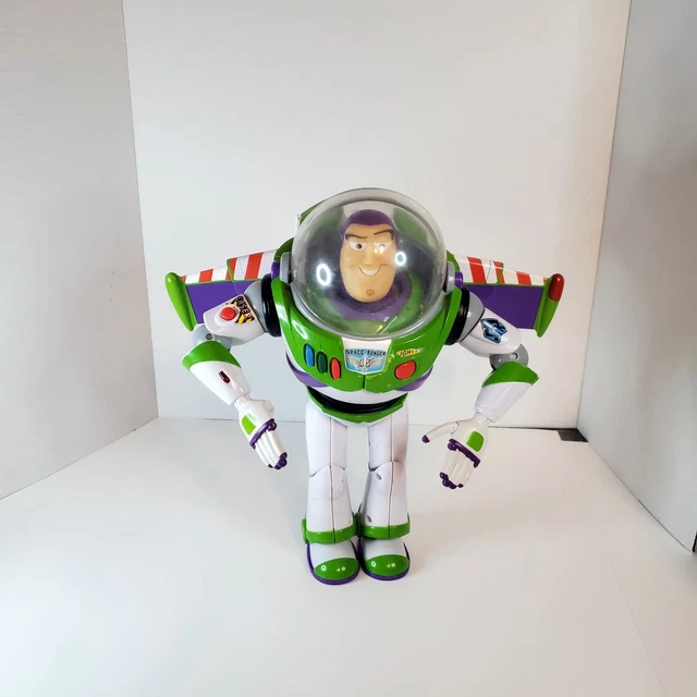 BUZZ LIGHTYEAR DISNEY Pixar 12" Thinkway Toy Story Lights Sound Works Talking EUR 14,67 ...