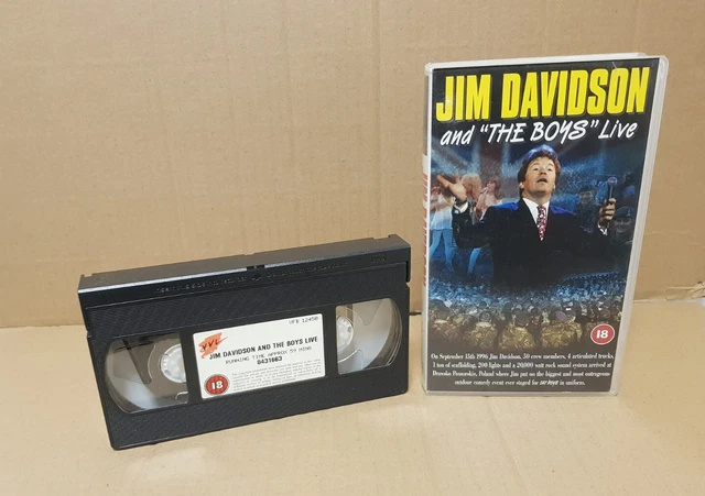 JIM DAVIDSON AND The Boys Live, Vhs Tape/Vvl / Small Box/ Used £2.99 ...