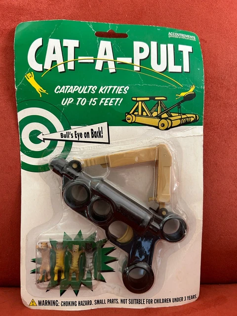 ACCOUTREMENTS VINTAGE CAT-A-PULT Game Toy Sealed & Rare Catapults ...