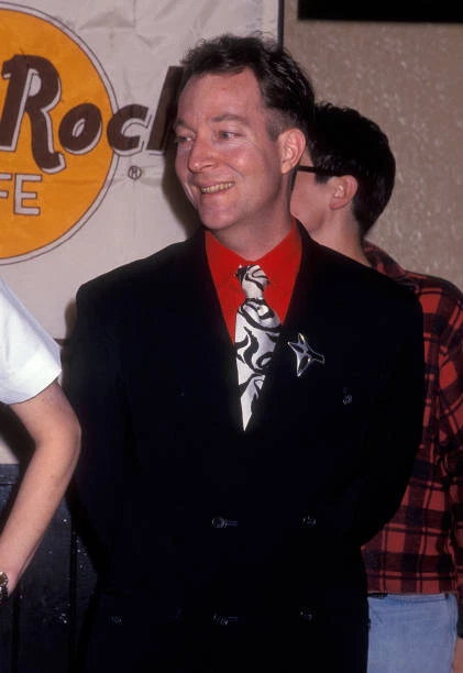 SINGER FRED SCHNEIDER of The B-52s at the Rhino Records Celebr- 1991 ...