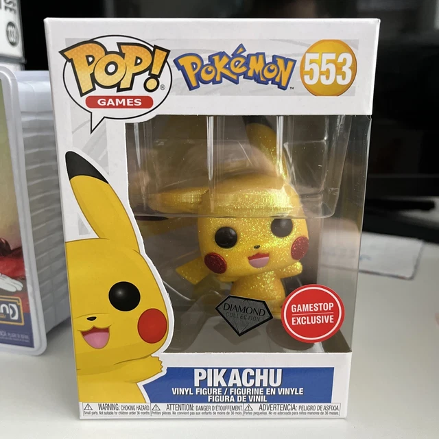 POKEMON FUNKO POP Games Pikachu #553 Diamond Collection Gamestop ...
