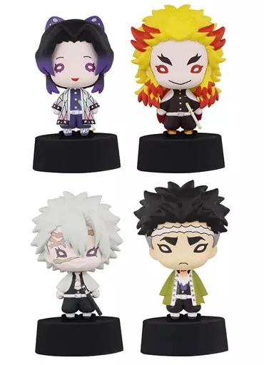 DEMON SLAYER KIMETSU no Yaiba Nitotan Mini Figure Set 4 Characters ...