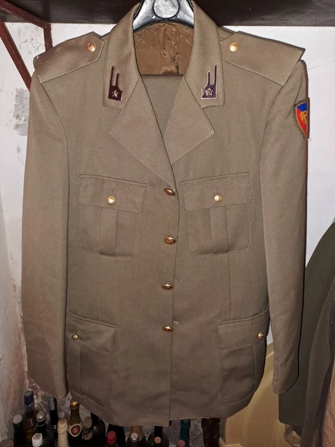 GIACCA UNIFORME MILITARE ESERCITO GRADI Ufficiale Bersaglieri Divisione ...